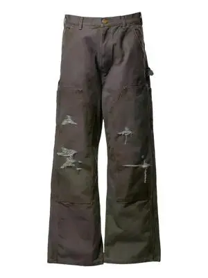 KAMIYA Distressed Painter Trousers - Grey