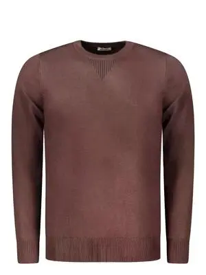 RIFLE Crew-neck Sweater - Brown