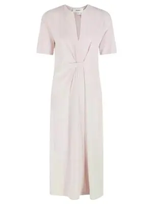 MEIMEIJ Twist-detail Midi Dress - Pink