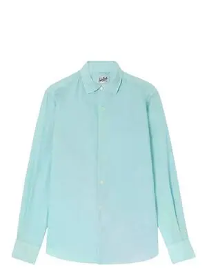 MC2 SAINT BARTH Logo-embroidered Shirt - Blue