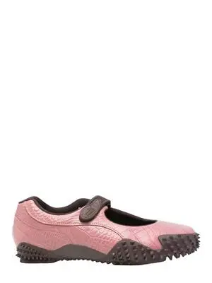 PUMA Mostro Fey Croc-effect Sneakerinas - Pink