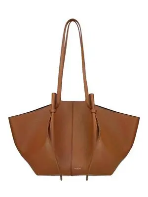 Yuzefi Mochi Pebble-grain Leather Shoulder Bag - Brown