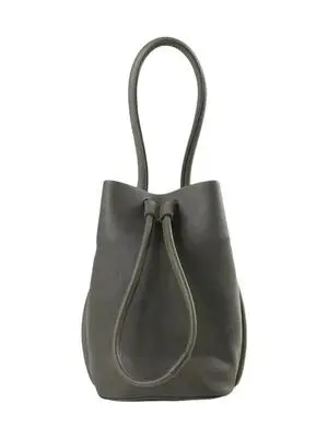 UMA WANG Small Drawstring Bucket Bag - Grey
