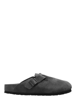 BIRKENSTOCK Boston Suede Sandals Grey