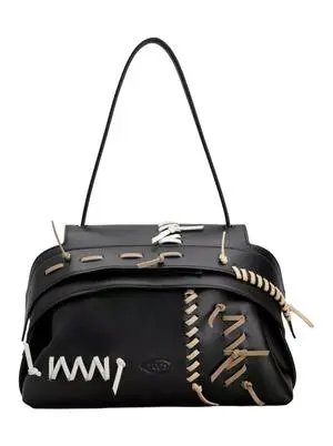 TOD'S Small Wave Shoulder Bag - Black