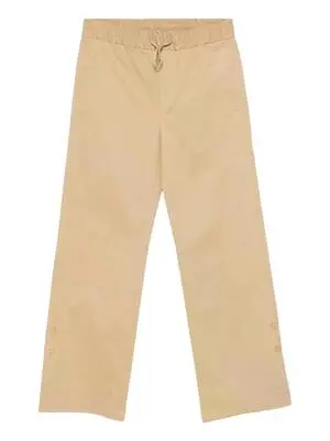 Fiorucci Buttoned Drawstring Trousers - Neutrals