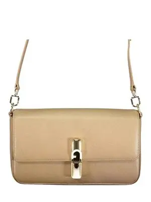 Furla Iride Grained Leather Crossbody Bag - Neutrals