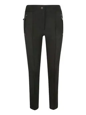 Moncler Pintuck-embellished Trousers - Black