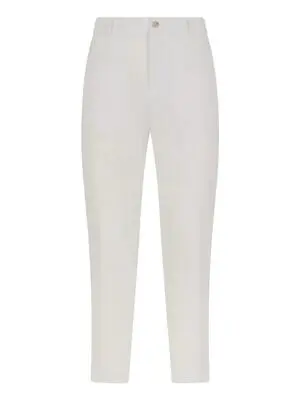 BOSS Seersucker-textured Trousers - White