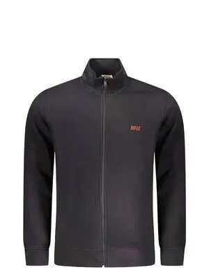RIFLE Zip-up Logo-print Sweatshirt - Grey