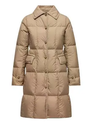 Moncler Archard Quilted Coat - Neutrals