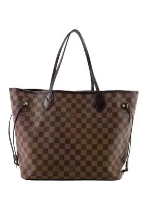 LOUIS VUITTON Neverfull Damier Mm Tote Bag - Brown