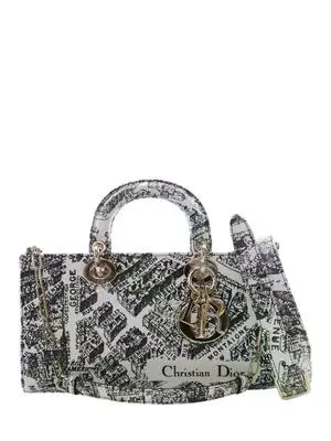 Dior 2010-2026 Medium Lady D-joy Satchel - Black