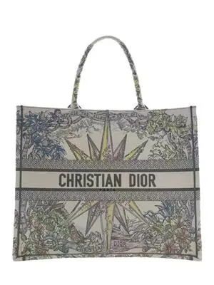 Dior 2022 Large Reve D Infini Book Tote Bag White