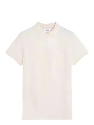 Maison Kitsuné Fox-patch Polo Shirt - Pink