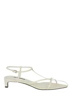 JIL SANDER Strappy Pointed-Toe Sandals Neutrals