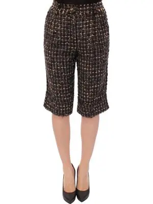 Dolce & Gabbana Wool Blend Shorts - Multicolor
