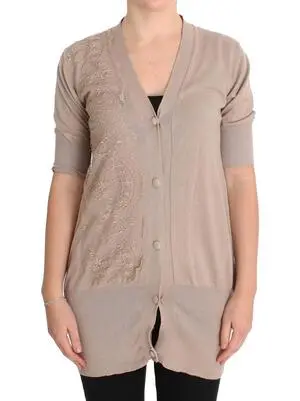 PINK MEMORIES Lace Cotton Cardigan - Pink