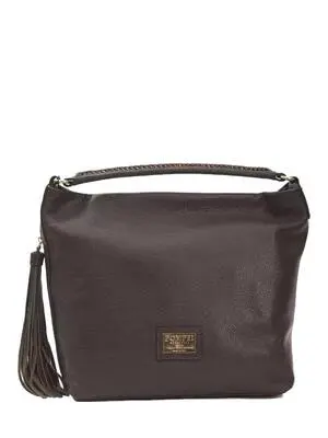 POMPEI DONATELLA Leather Shoulder Bag - Brown