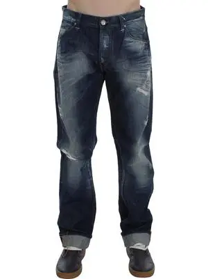ACHT Regular Fit Cotton Jeans - Blue