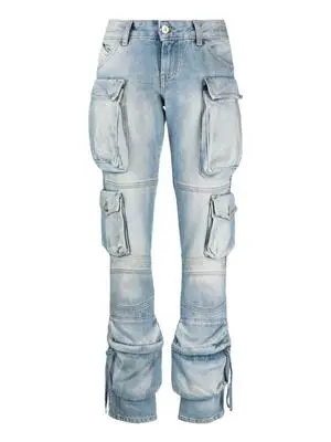 Attico Essie Cargo Jeans - Denim