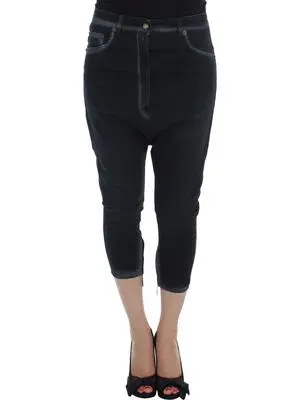 Roberto Cavalli Just Cotton Stretch Relaxed Baggy Jeans - Blue