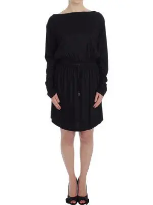 Versace Shift Knee Dress - Black