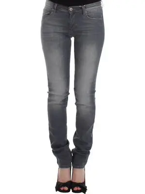 Ermanno Scervino Slim Stretch Denim Pants - Gray