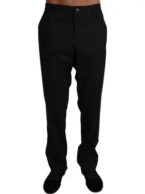 DOLCE & GABBANA Dolce & Gabbana Wool Stretch Dress Trousers