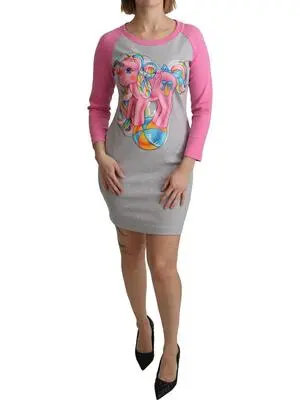 Moschino My Little Pony Sweater Dress - Gray