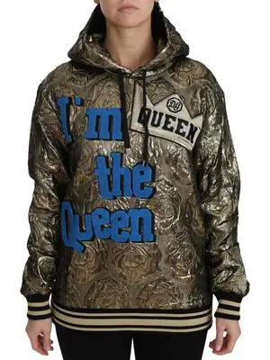 Dolce & Gabbana Jacquard 'i'm The Queen' Sweatshirt Hoodie - Multicolor