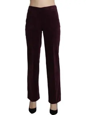 BENCIVENGA Suede High-Waisted Trousers