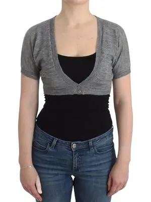 Ermanno Scervino Lingerie Knit Bolero - Gray