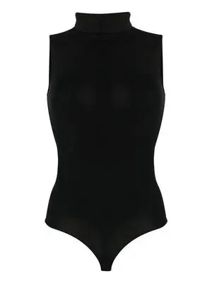 Wolford Roll-neck Sleeveless Body - Black