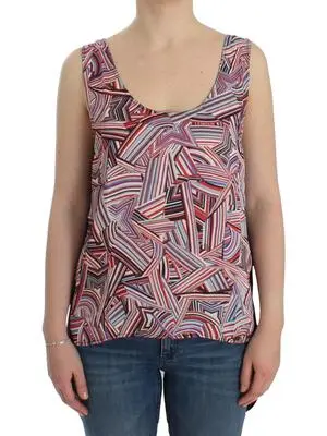 Costume National Sleeveless Printed Top - Multicolor