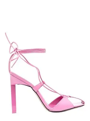 Attico Adele 105mm Sandals - Pink
