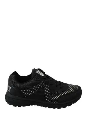Philipp Plein Plein Sport Glitter Star Sneakers - Black