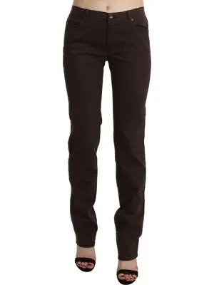 ERMANNO SCERVINO Mid-Waist Cotton Trousers