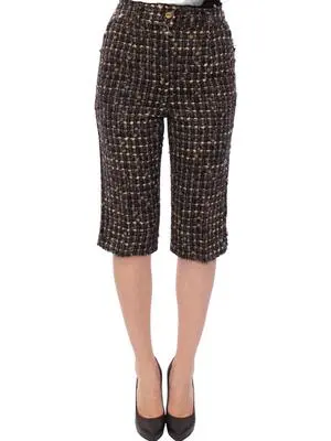 Dolce & Gabbana Wool Blend Shorts - Multicolor