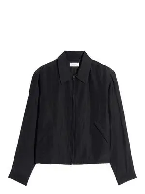 LEMAIRE Crop Jacket - Black