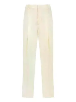 Vince Straight-leg Trousers - Neutrals