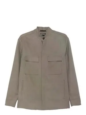 Zegna Flap-pockets Shirt Jacket - Green