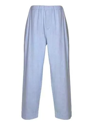 META CAMPANIA COLLECTIVE Drawstring Wide-leg Trousers - Blue