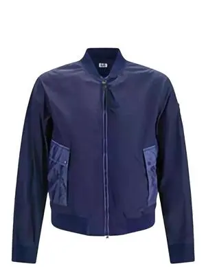 C.P. COMPANY Bi-tm Mixed Lens Bomber Jacket - Blue