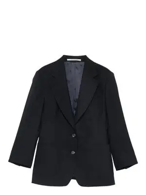 Tagliatore Debra Single-breasted Patch-pocket Blazer - Blue