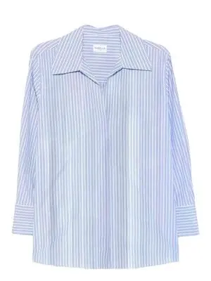 Marella Striped Buttoned Shirt - Blue