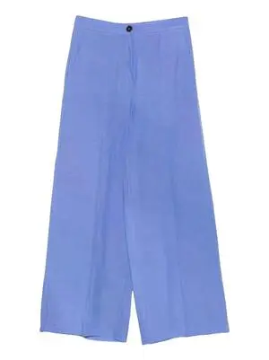 Marella Wide-leg Trousers - Blue
