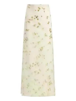 Altuzarra Printed Skirt - White