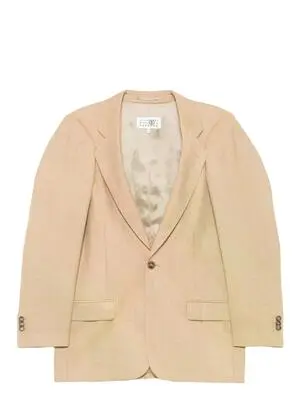 MAISON MARGIELA Single-breasted Blazer - Neutrals