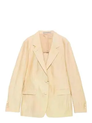 Tagliatore Slub Texture Single-breasted Blazer - Neutrals